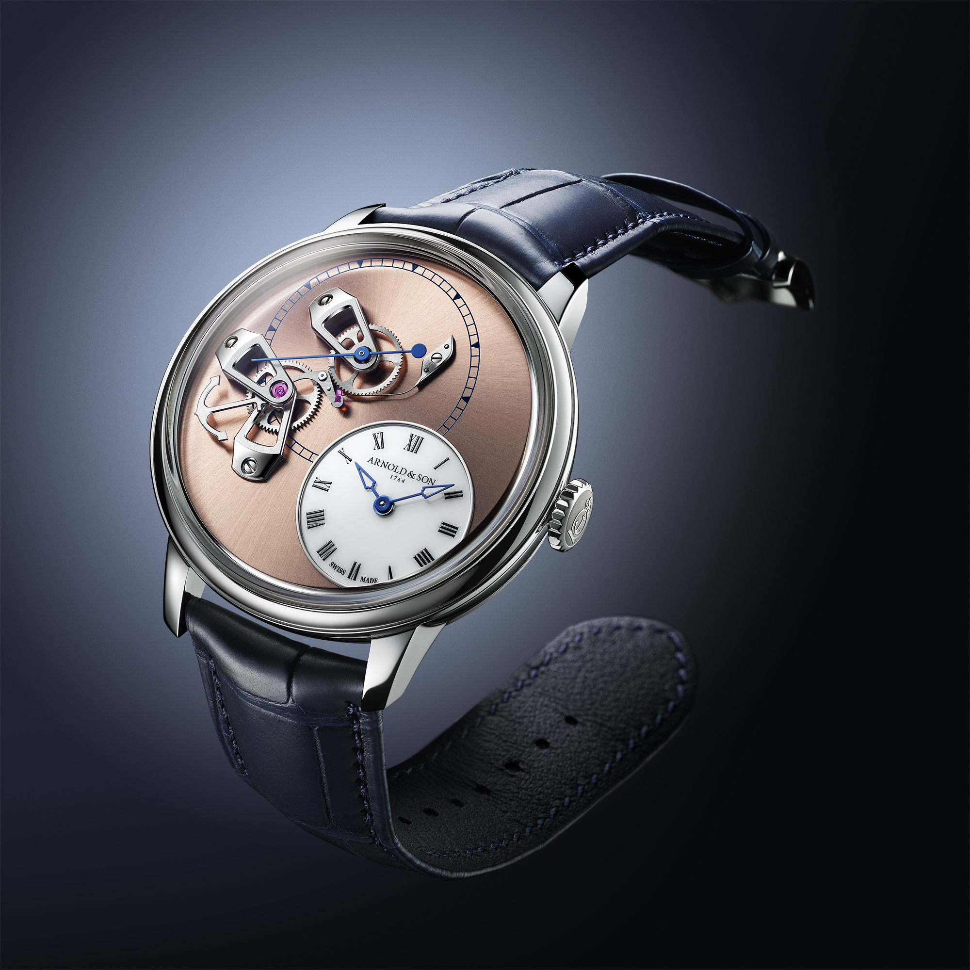 Geneva Watch Days 2023: Arnold & Son DSTB 42 Platinum & DSTB 42 Red Gold