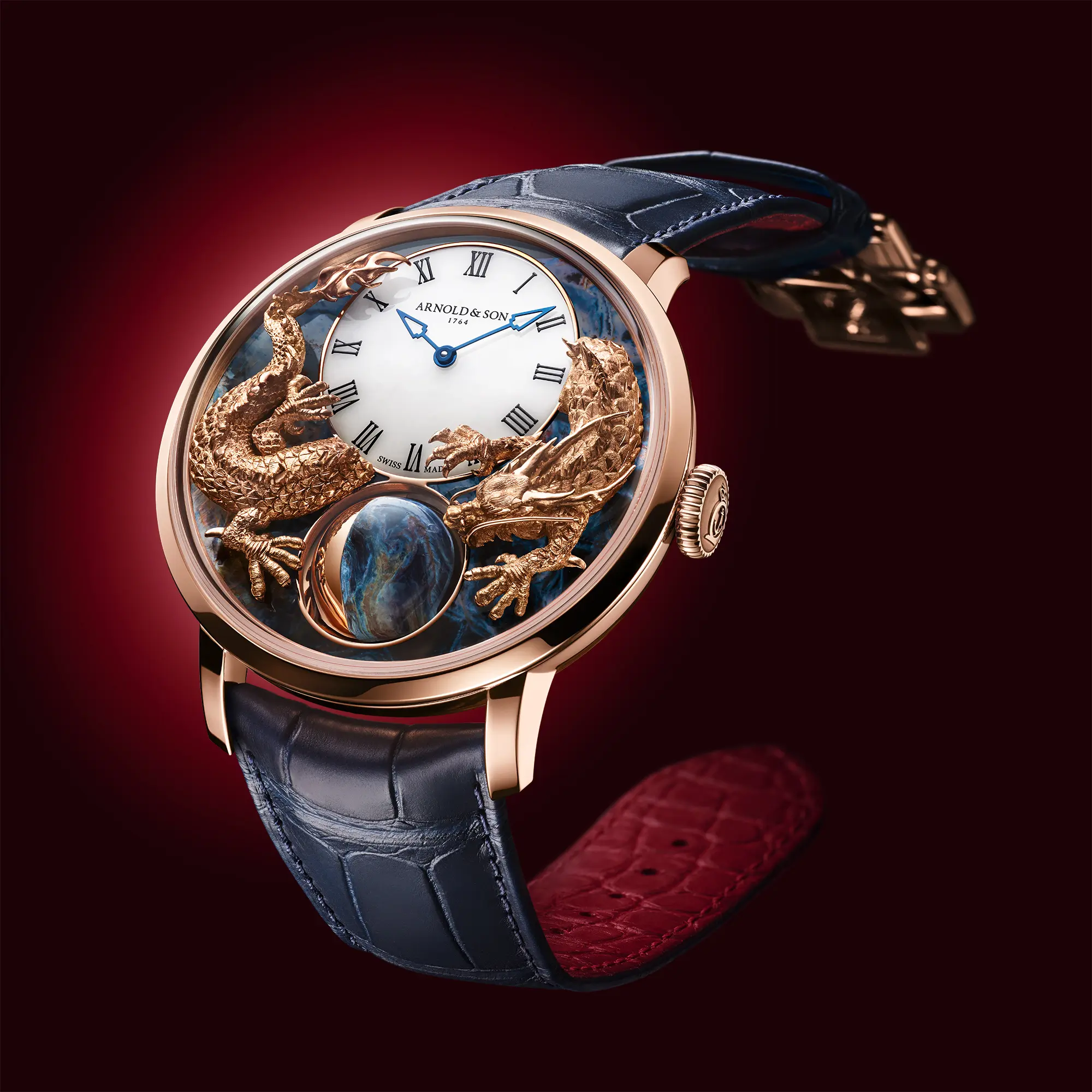Arnold & Son Luna Magna Red Gold “Year of the Dragon”